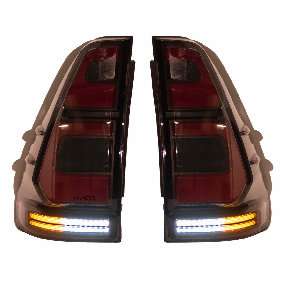 LED Tail-Lights Suitable For Toyota Prado 2003 - 2009 | Blacked Out – HIMOD