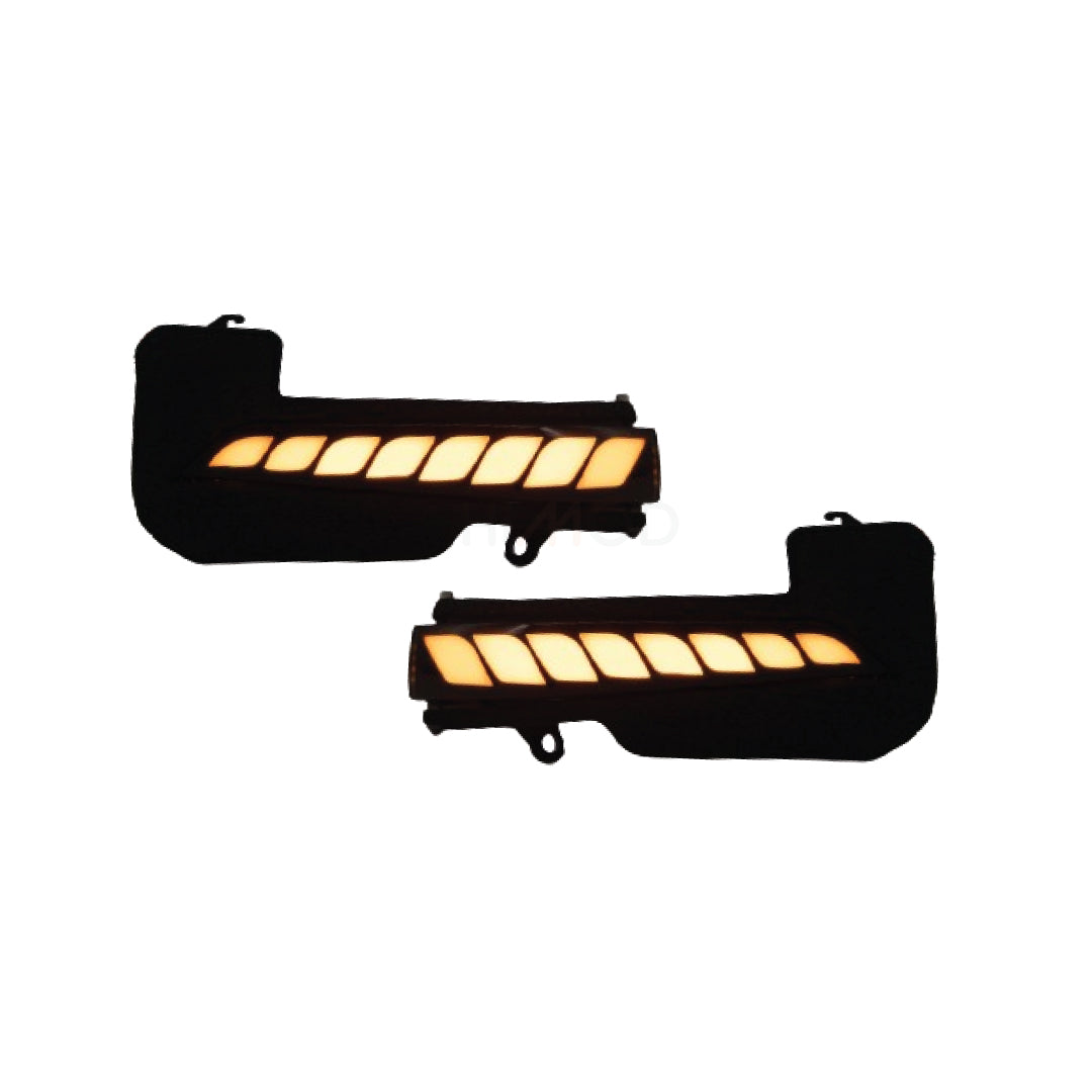 V2 Sequential Mirror Indicators LEDs (Pair) | Suitable For Toyota Hilu ...