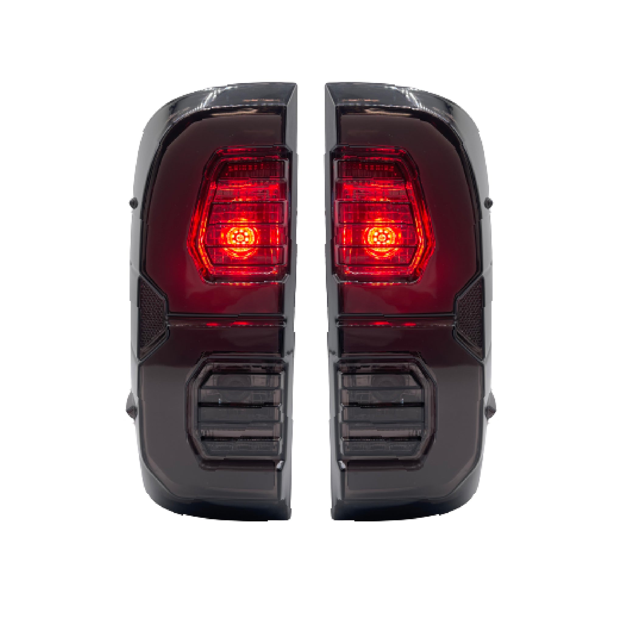 LED Tail-Lights Suitable For Toyota Hilux 2005 - 2015 | Blacked Out V2 ...