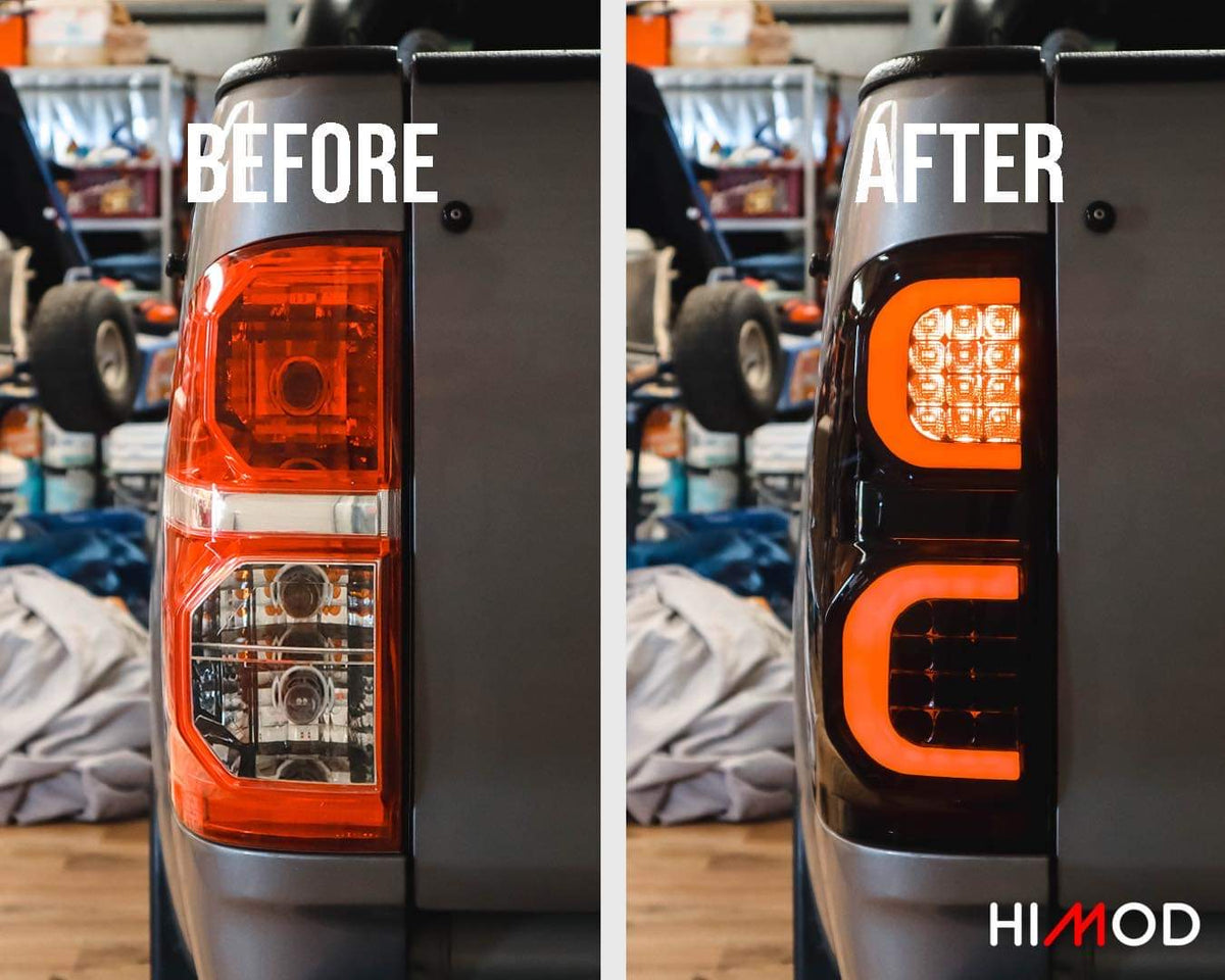 LED Tail-Lights Suitable For Toyota Hilux 2005 - 2015 | Blacked Out V1 ...
