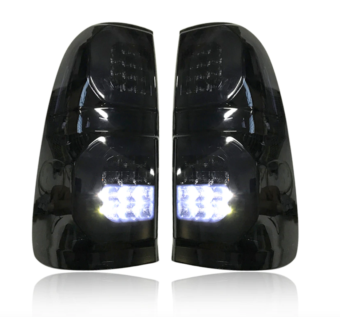LED Tail-Lights Suitable For Toyota Hilux 2005 - 2015 | Blacked Out V1 ...